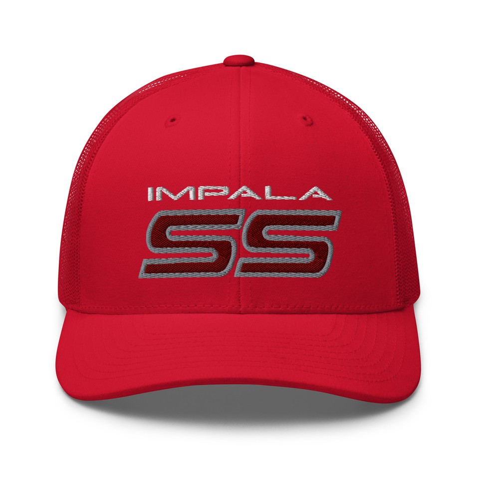 Chevy Impala SS Emblem Classic Car Trucker Cap Snapback Hat | eBay
