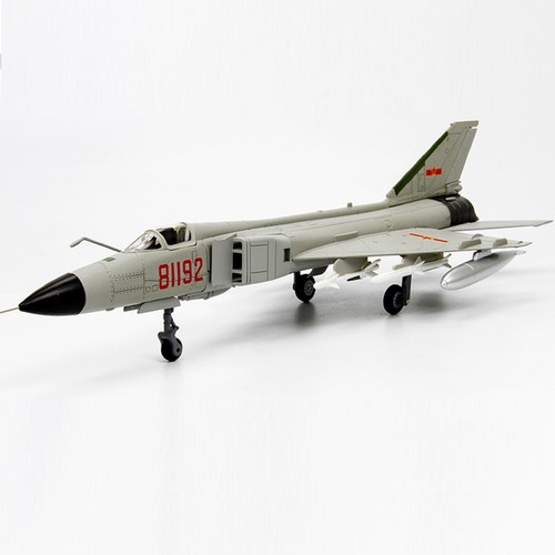 1/100 J-8 Fighter Airplane Simulation Military Aircraft Model Plane ...