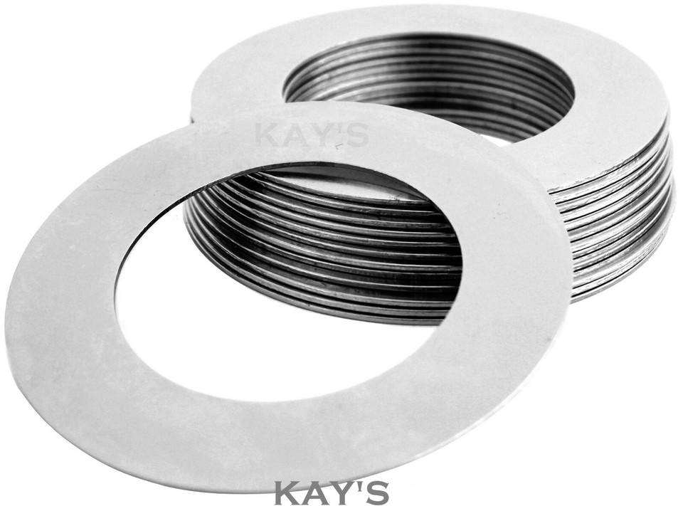 Shim Washers 0.1mm 0.2mm 0.3mm 0.5mm 1.0mm Thin Shims DIN 988 A2 ...