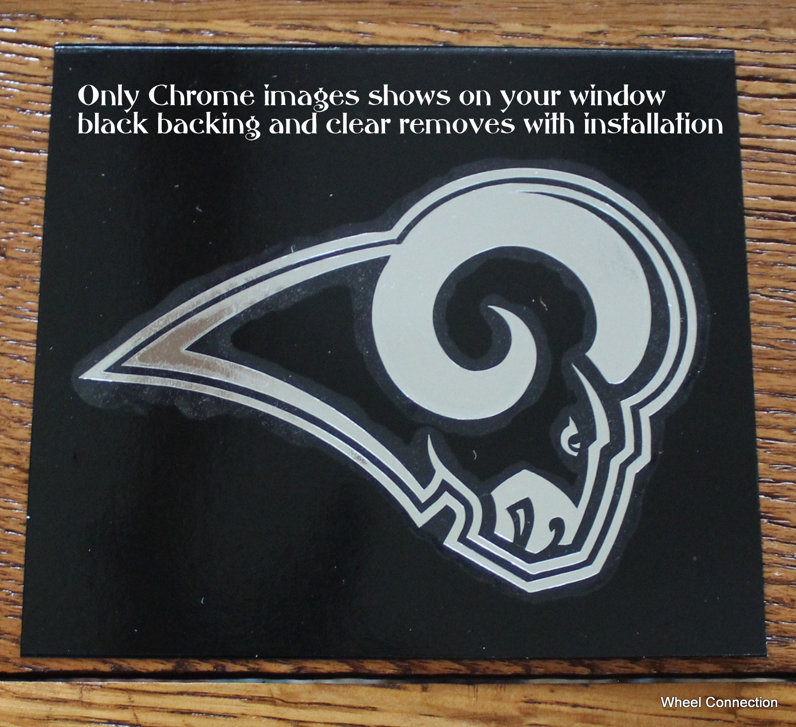 Los Angeles Rams Window Graphic Sticker NFL Lic.Decal Football Only ...