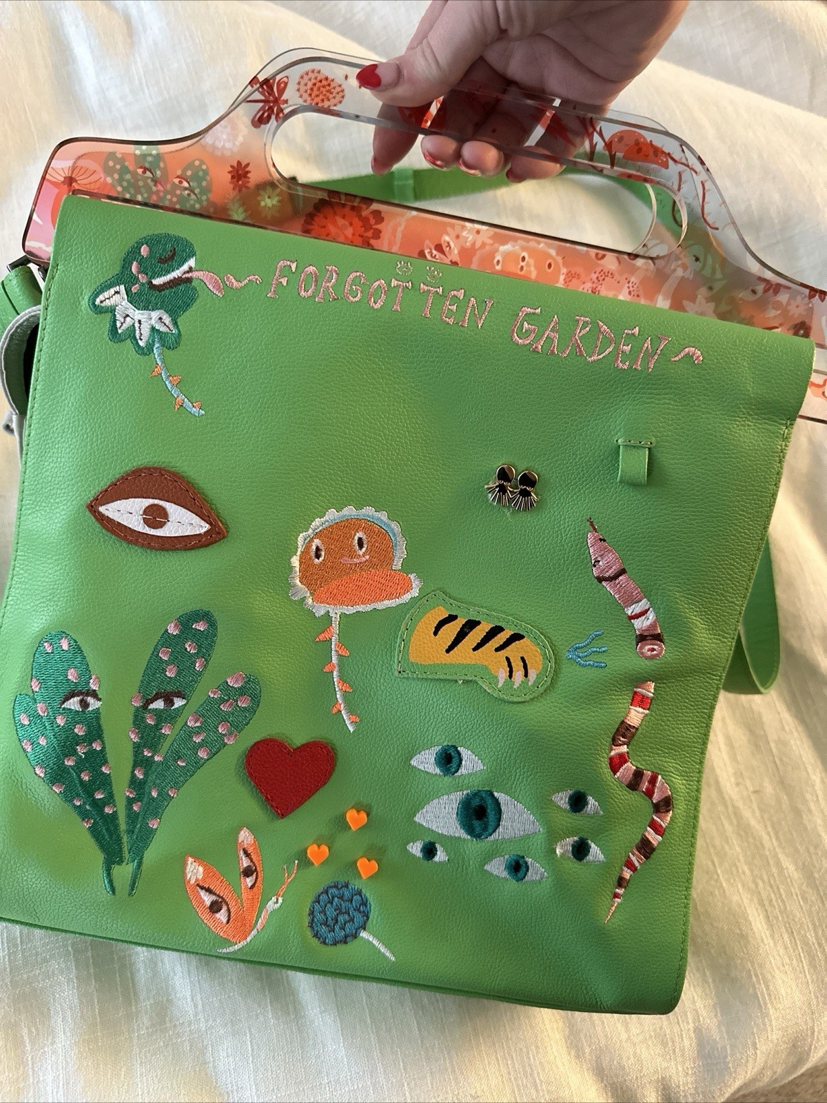 Min and Mon Purse With Shoulder Strap and Duster Bag. | eBay