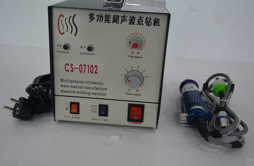CS-07102 Ultrasonic Fixing Rhinestone Machine Hot Fix Crystal Studs ...