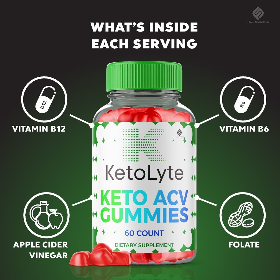 (2 Pack) Ketolyte Keto ACV Gummies For Weight Loss Men Women (120 ...