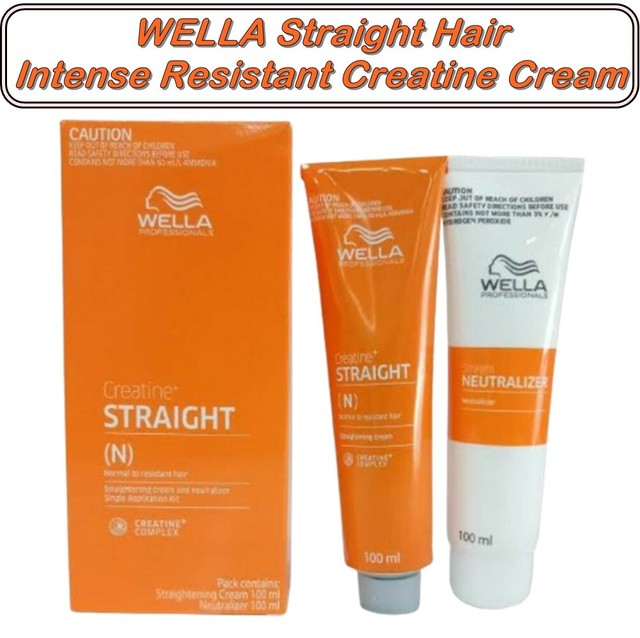 Wella Hair Rebonding Straight Intense Creatine Cream Set - 100 ml (2 ...