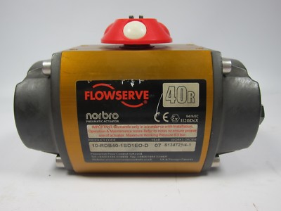 New Norbro Flowserve 40R 10-RDB40-1SD1E0-D Pneumatic Actuator Alfa ...