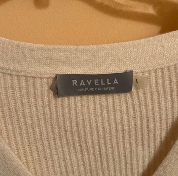 Ravella cream cashmere cardigan Large | eBay