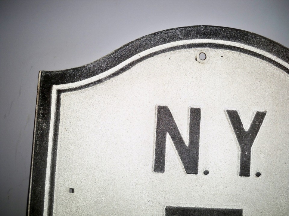 Vintage 1950 NEW YORK State Highway 5 Painted 1935 Specification Road ...