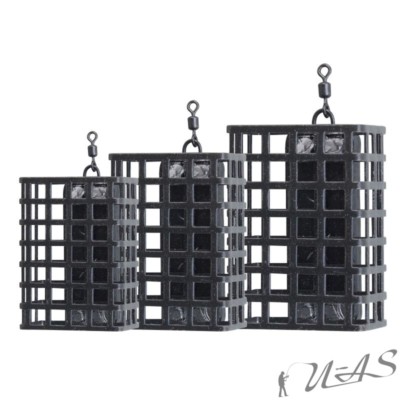 DELTA FISHING Futterkorb Angel Korb Feeder Korb Schwarz Blei 20-30-40G ...