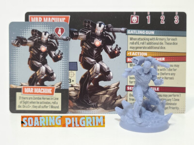 WAR MACHINE - HERO Zombicide MARVEL ZOMBIES Kickstarter Exclusive ...