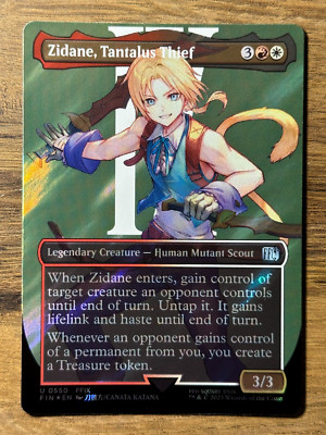 Magic MTG Final Fantasy Zidane, Tantalus Thief #550 Surge *FOIL ...