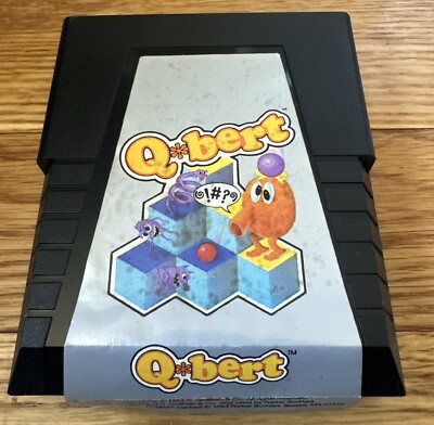 Qbert (Atari 2600, 1983) Authentic Cartridge Only | eBay