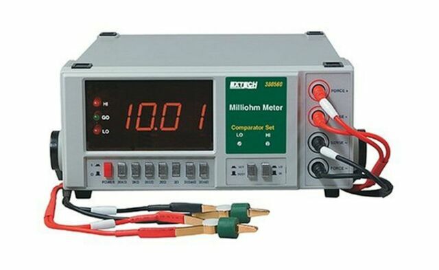 Extech 380560 High Resolution Precision Milliohm Meter for sale online ...