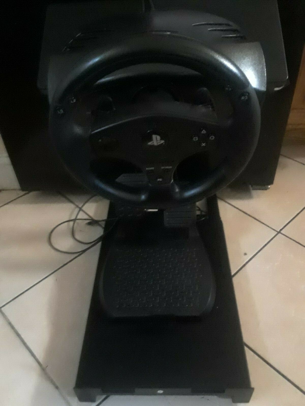 ThrustMaster T80 PS3/PS4 Racing Steering Wheel,Pedals & Stand GREAT ...