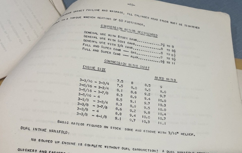 Hot Rod and Racing Engine Handbook 1955 Ed Almquist Rare Vintage Road ...