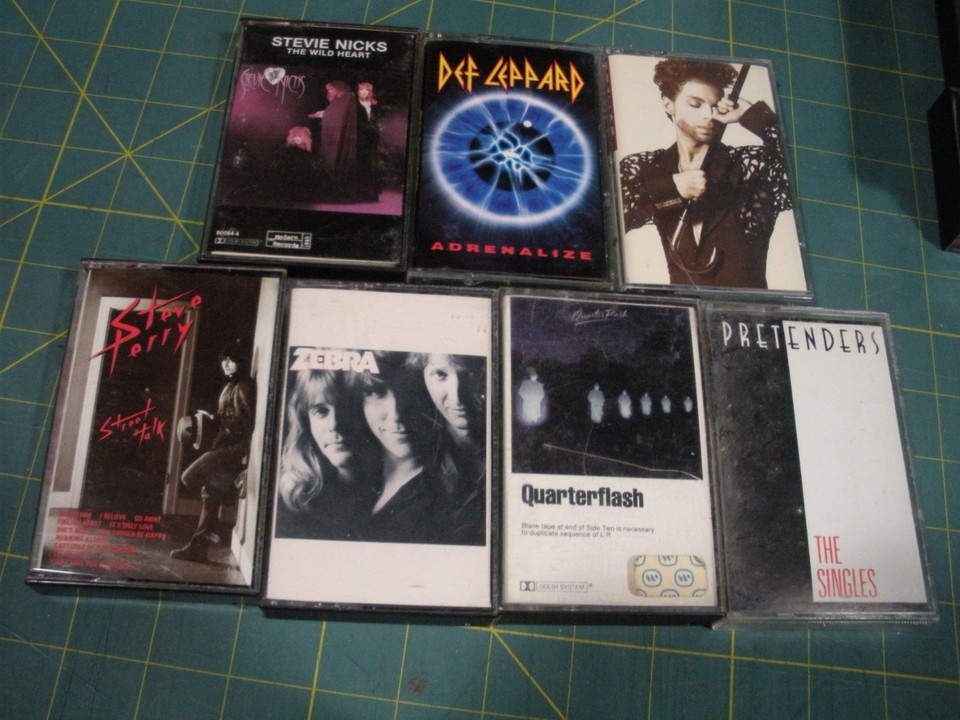 Lot 19 Cassette Tapes Rock 80s The Firm Simply Red Prince Genesis ...