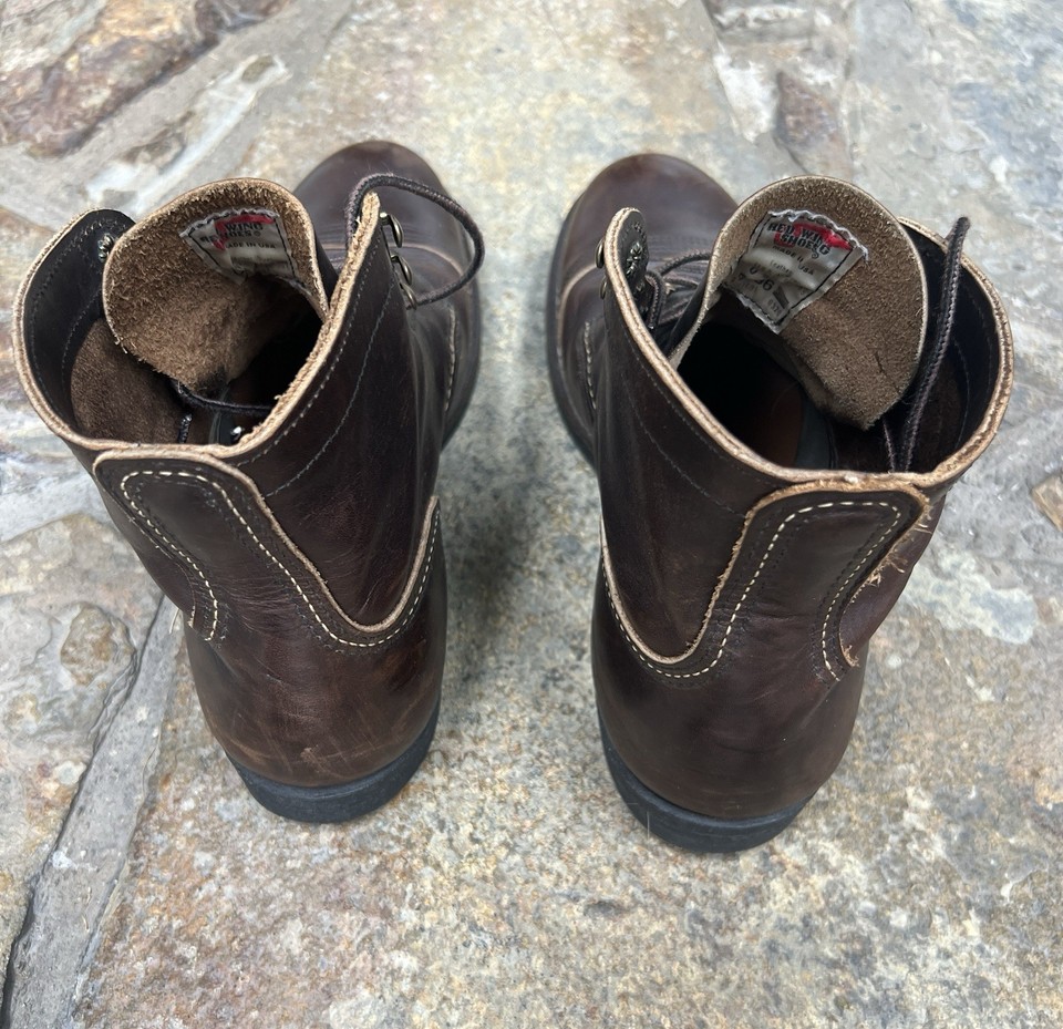 Red Wing 4606 Iron Ranger Boots, Brown Leather, Pre-Owned, Size 11.5 D ...