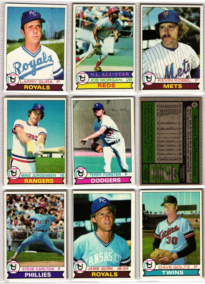 1979 Topps Baseball Complete Your Set #1 - #250 Pick Your Card | eBay