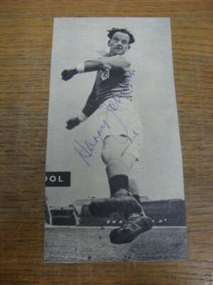 circa 1950's Football Autograph: Blackpool - Harry Johnston [Signed ...