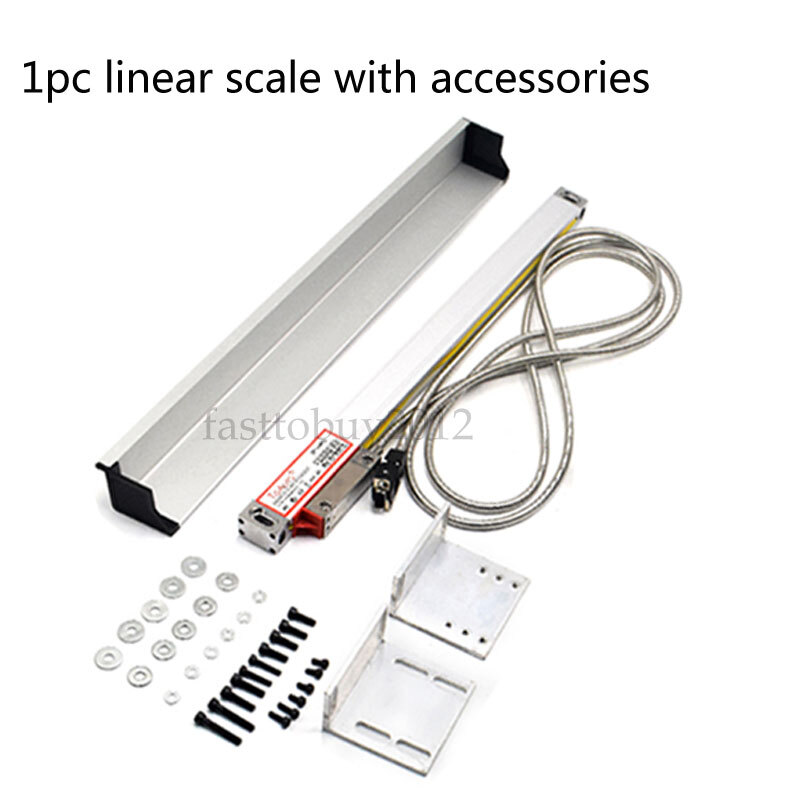 ToAuto 5um Linear Scale 100-1000MM Linear Glass Scales for Bridgeport ...