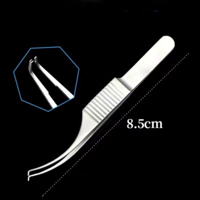 stainless steel 85mm colibri toothed focep ophthalmic eye surgical ...