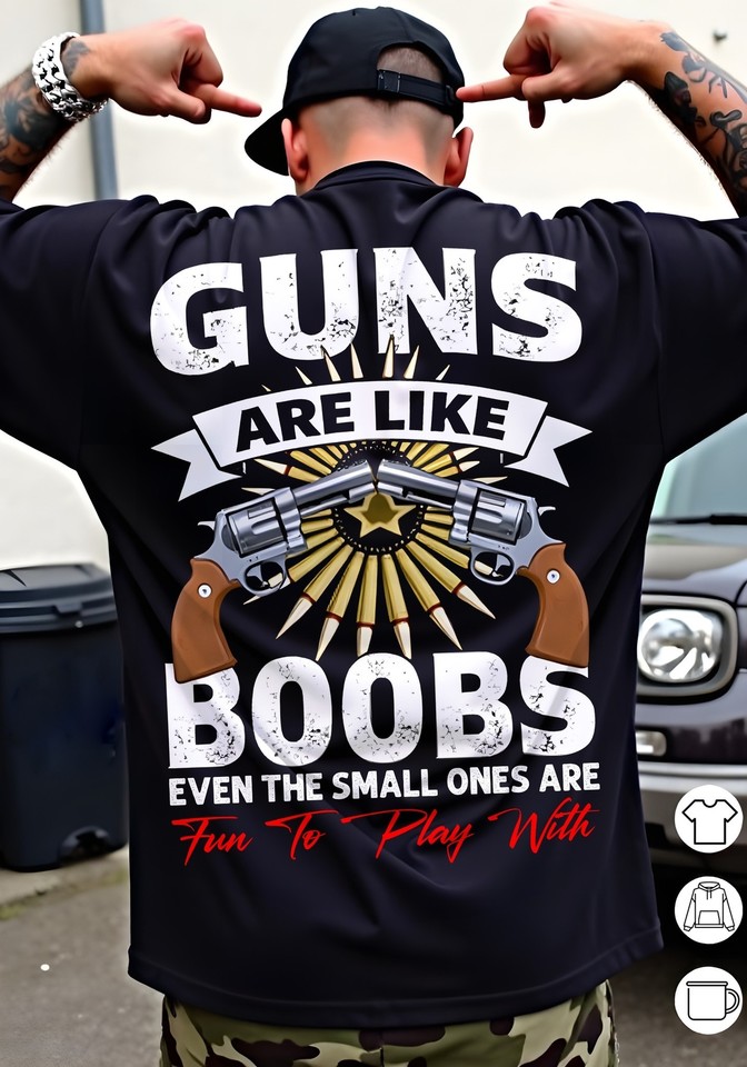 Funny Gun Quote Men T-Shirt 2D Black, gun shirts for men funny | eBay