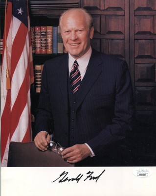 Gerald Ford US President Michigan Wolverines Football Signed Autograph ...