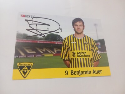 Signierte AK Benjamin Auer Alemannia Aachen NEU | eBay