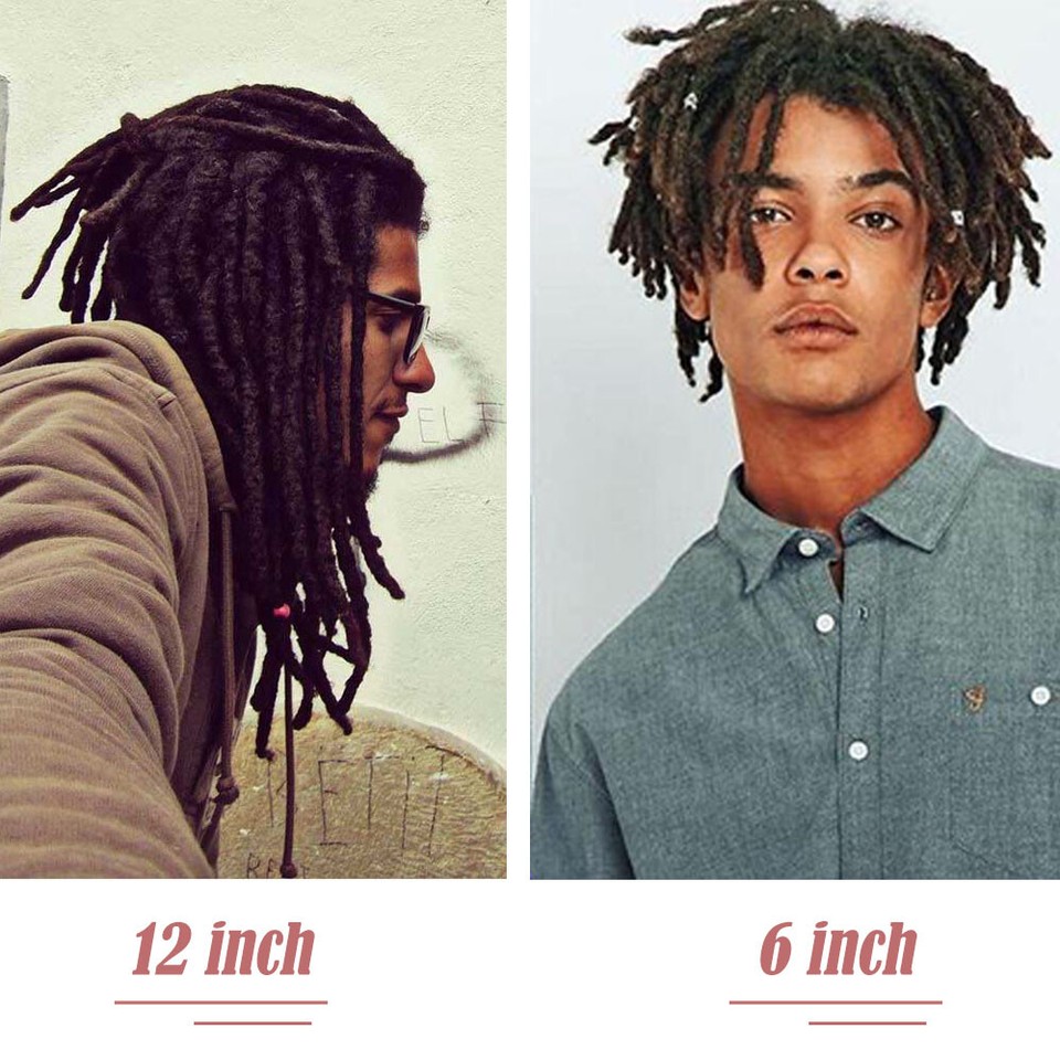US Dreadlocks Hair Extensions Single Ended Dreads SE Dreads Braids Real ...