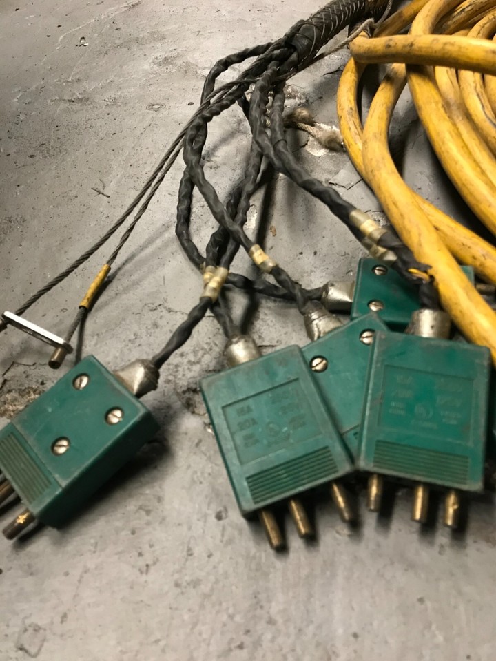 100' Snake STAGE-PIN MALE to STAGE-PIN FEMALE CABLE 6)1K Channels+ ...