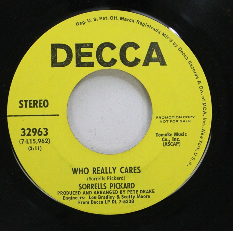 Country Promo 45 Sorrells Pickard - Marianna / Who Really Cares On ...