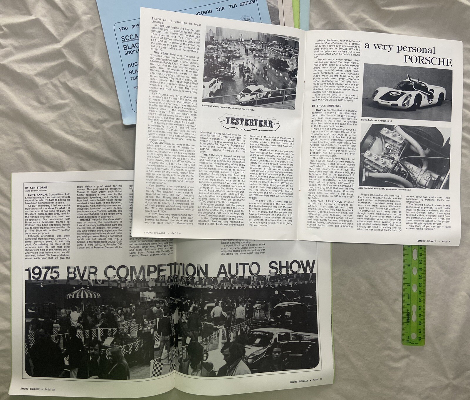 Vintage Lot of 6 SCCA Smoke Signals Magazine Sports Car 1970s Rockford ...