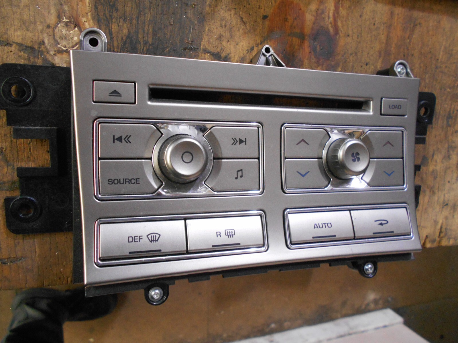 Jaguar XF Audio and Climate Control Switch Panel. Non Heated Screen ...