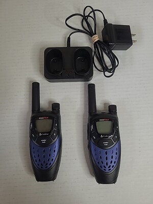 Cobra MicroTALK Walkie Talkies 2-Way Radio PR950DX Long Range Mic ...
