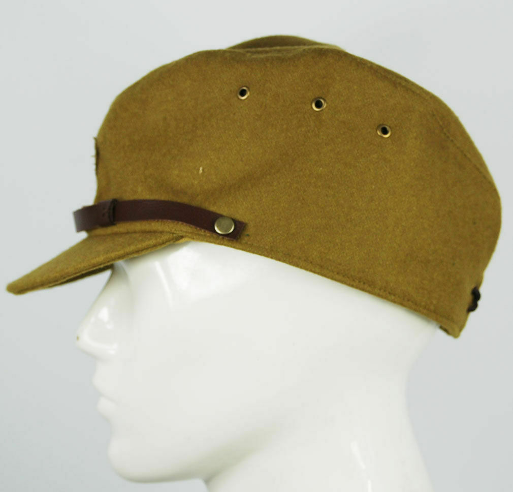 WWII WW2 Japanese Army IJA Officer Field Wool Cap L Hat Brown size L | eBay