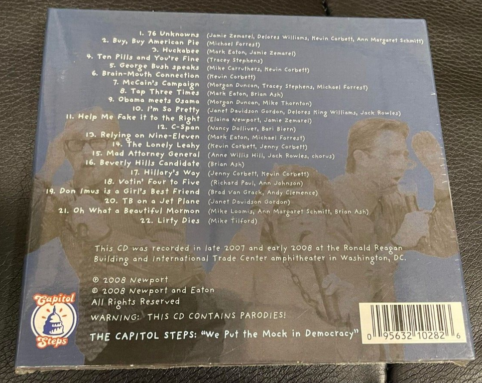 Campaign and Suffering by the Capitol Steps CD, NEW AND SEALED ...