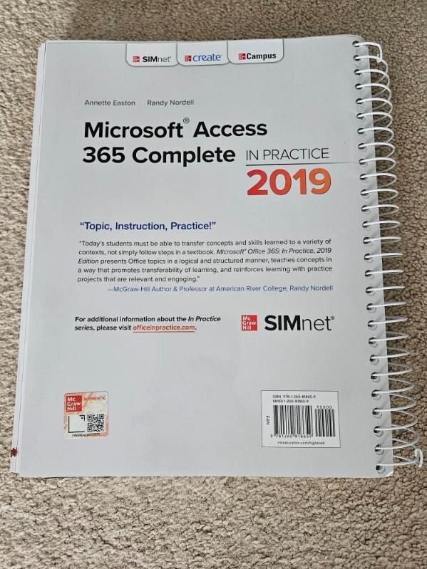 Microsoft Access 365 Complete: in Practice, 2019 Edition by Randy ...