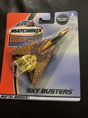 2002 Matchbox Hero City Sky Busters F-14 Fighter Jet Moc | eBay