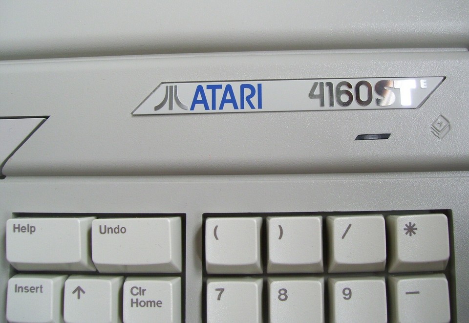 Atari 520 1040 STE 4MB Computer 4160 STE Badge Emblem Genuine item NEW ...