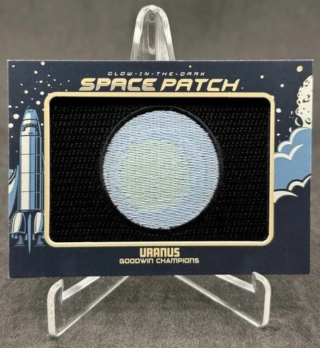 2023 UD Goodwin Champions Espace Patch Uranus Brille dans le Noir #GSP-78 Upper | eBay