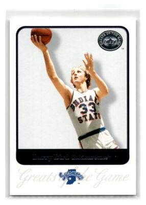 2001 Fleer Greats of the Game - #49 - Larry Bird - Indiana State ...