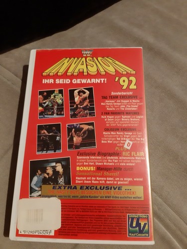 WWF Invasion 92 VHS WWE | eBay.de