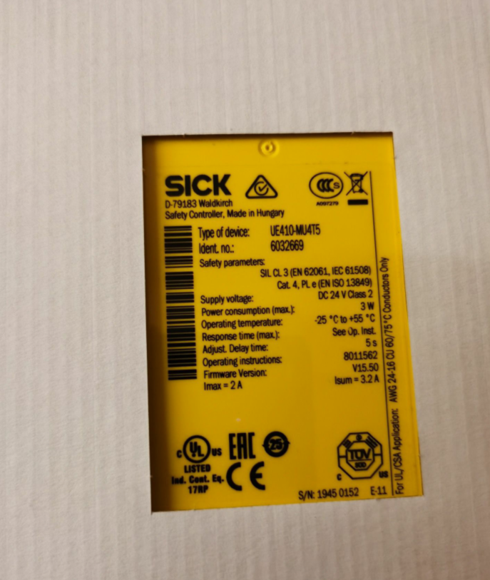 1PC NEW SICK Safety controller UE410-MU4T5 Free shipping #F2 | eBay
