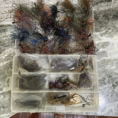 Lot Of 28 Large Size Jigs. Some Unopened. Unused. Box Included | eBay
