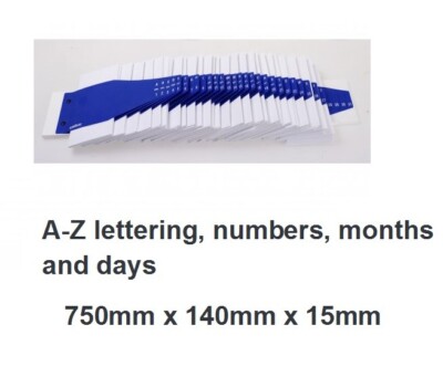 CELCO 242100 Letter Sorter A-Z lettering Numbers Months and Days Wooden ...