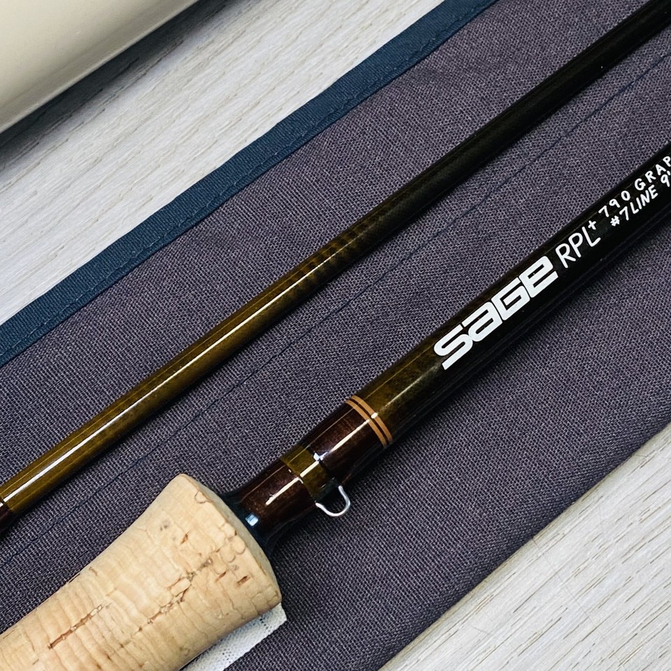 SAGE Graphite III 790 RPL+ 7wt 9'0" Fly rod w/sock tube case | eBay