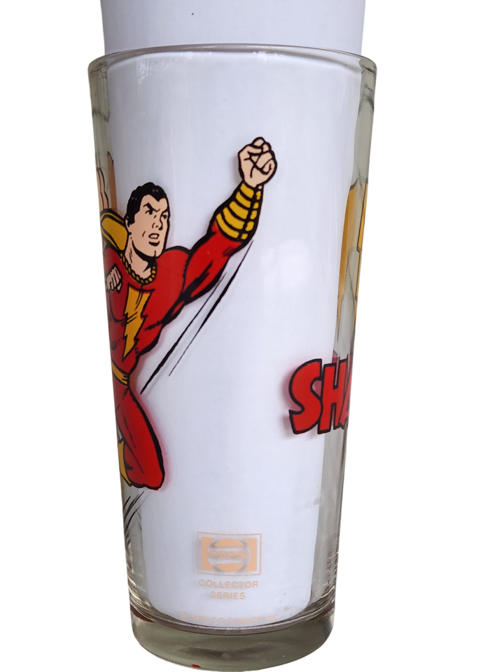 VINTAGE 1978 PEPSI SHAZAM TACO TIME GLASS SUPER SERIES HEROES VILLAINS ...