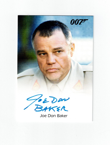 JAMES BOND 2016 ARCHIVES SPECTRE ED. JOE DON BAKER AUTO WHITAKER 1936-2025 | eBay