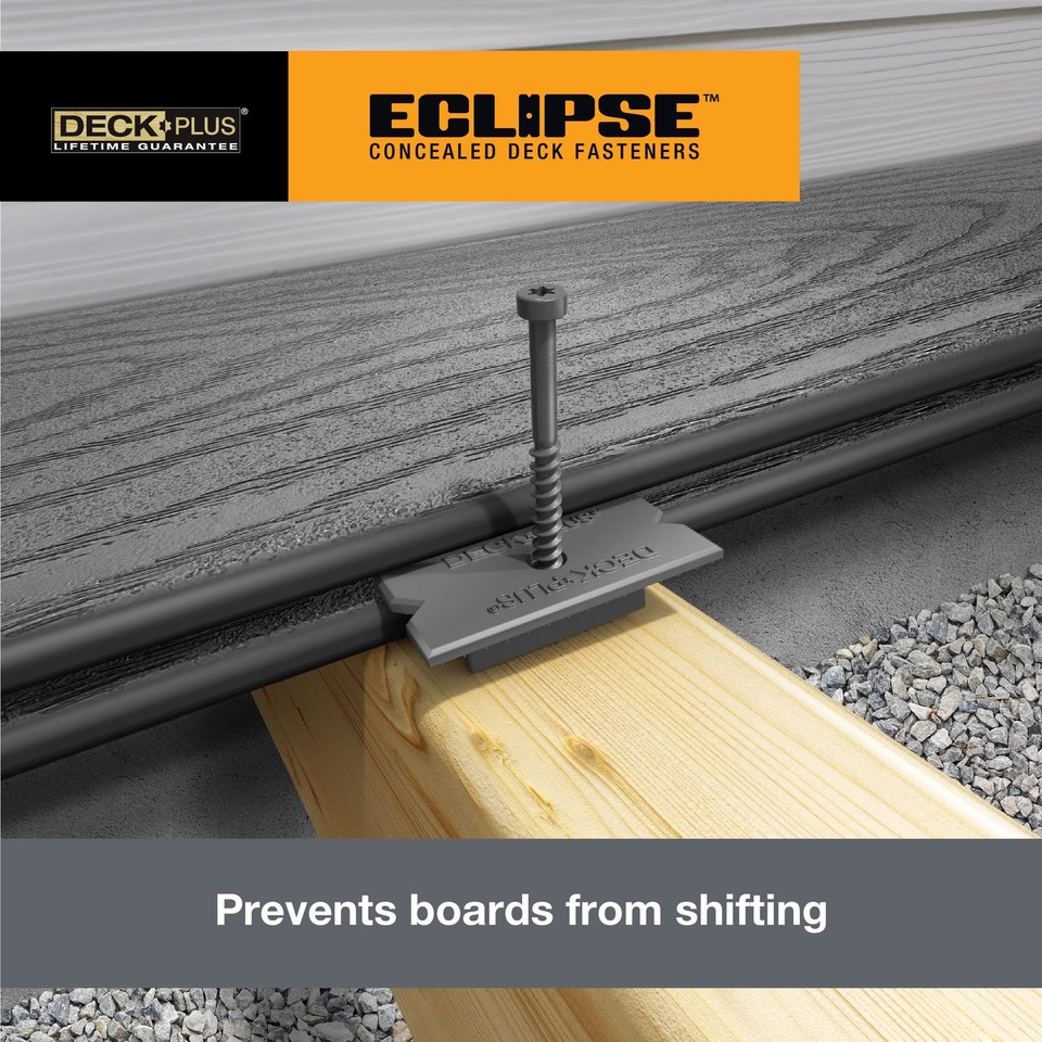 Eclipse Hidden Deck Fasteners, Deck Screws, Wood Screws, Stainless Steel, Gre... 38902394569| eBay