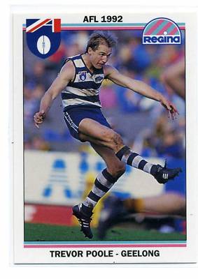 1992 Regina (93) Trevor POOLE GEELONG | eBay Australia