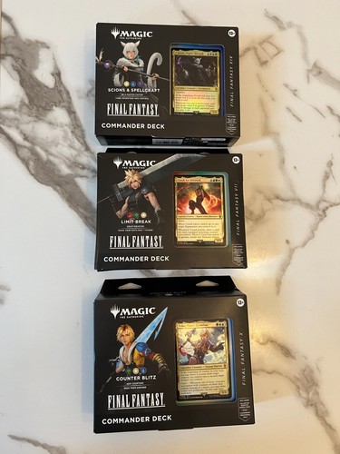Magic The Gathering Final Fantasy Commander Deck Counter Blitz NEW ...